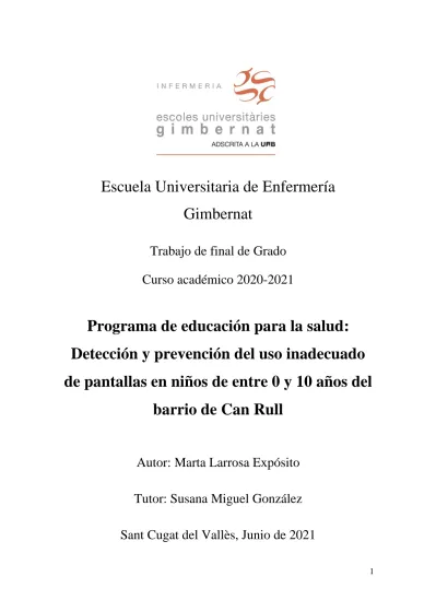 Detección y prevención del uso inadecuado de pantallas en niños de ...