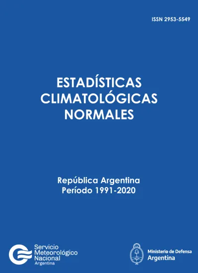 Estadísticas Climatológicas Normales: República Argentina - Periodo ...