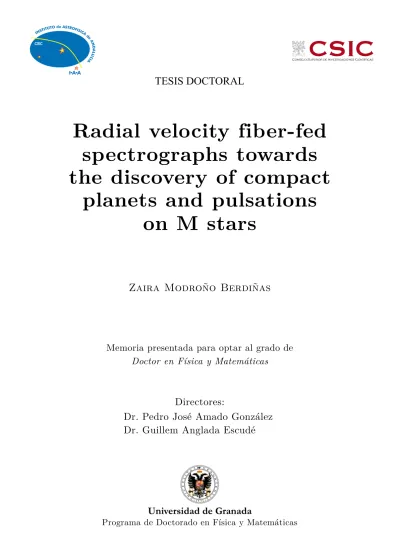 Radial velocity fiber-fed spectrographs towards the discovery of compact