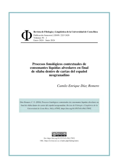 Procesos fonológicos contextuales de consonantes líquidas alveolares en ...