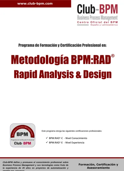 Programa de Formación y Certificación Profesional en: Metodología BPM ...
