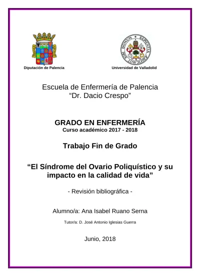 Cuestionarios específicos y validados - Escuela de Enfermería de ...