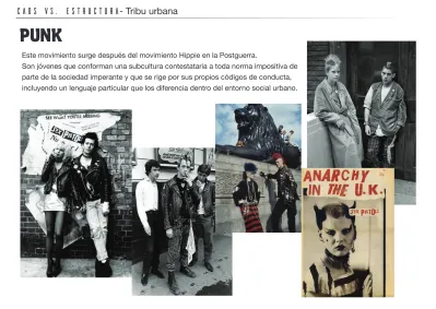 PUNK. caos vs. estructura- Tribu urbana