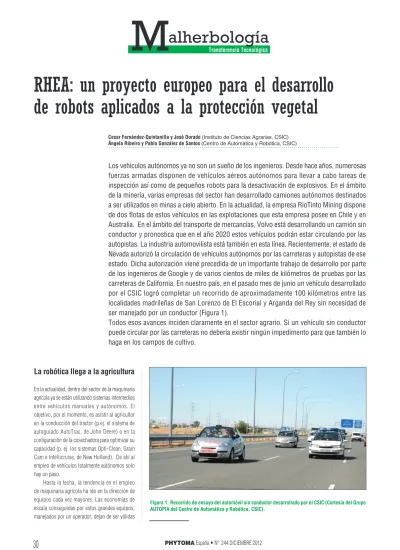 M alherbología. RHEA: un proyecto europeo para el desarrollo de robots ...