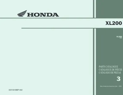 Battery Batterie - XL200 PARTS CATALOGUE CATALOGUE DE PIÉCES CATALOGO ...