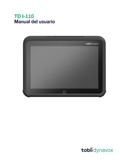 TD I-110 Manual del usuario
