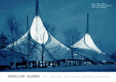 Pabellón alemán: EXPO'67, Montreal (Canadá): Frei Otto, Rolf Gutbrod ...