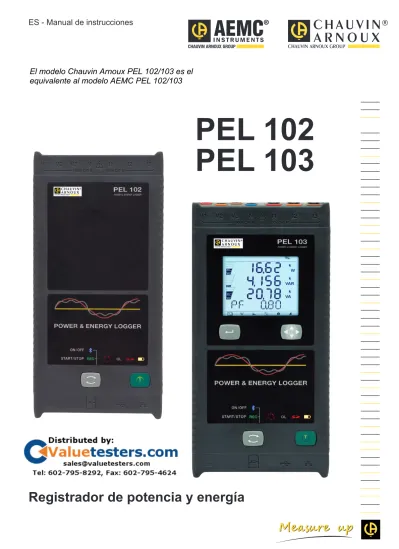 Configuración del instrumento - SOFTWARE PEL TRANSFER
