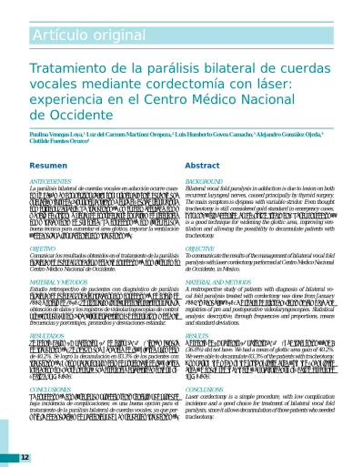 Tratamiento de la parálisis bilateral de cuerdas vocales mediante ...