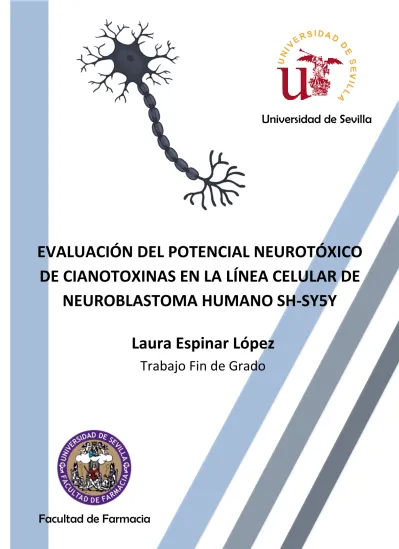 Evaluación del Potencial Neurotóxico de Cianotoxinas en la Linea ...