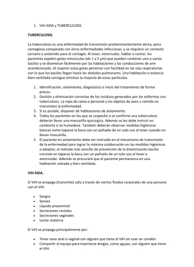 El VIH se propaga (transmite) solo a través de ciertos fluidos ...
