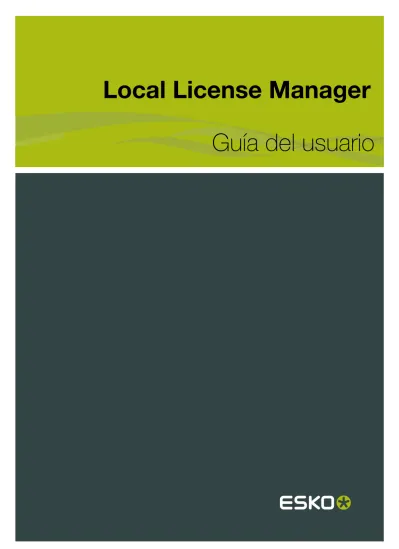 Local License Manager. Guía del usuario