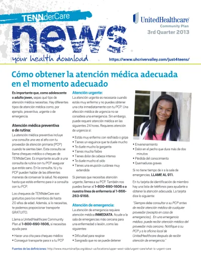 Cómo obtener la atención médica adecuada en el momento adecuado