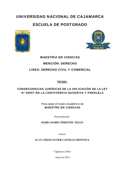 Ordenes sucesorios - Sucesión mixta - MARCO TEÓRICO