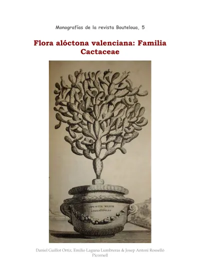 Cladodios matizados de blanco-amarillento 35 O vulgaris ´Variegata ...