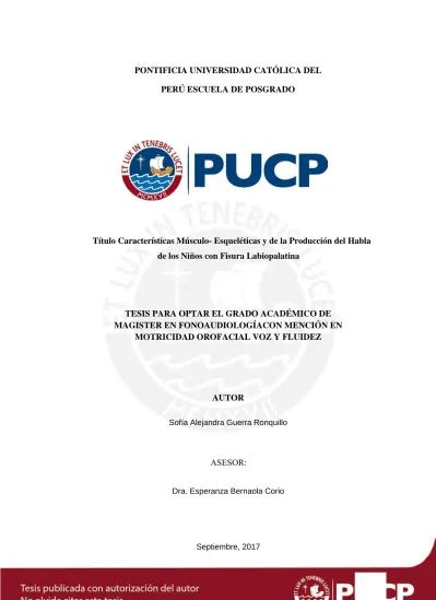 Evaluación del Esfínter Velofaríngeo - Médico Genetista