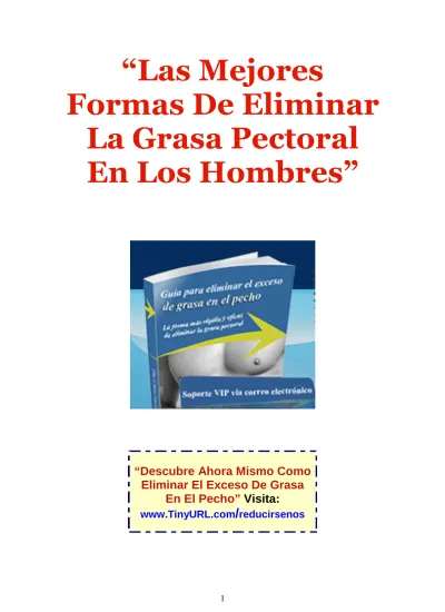Las Mejores Formas De Eliminar La Grasa Pectoral En Los Hombres