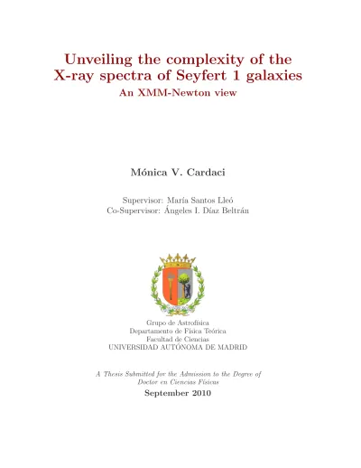 Modeling of the spectra - Unveiling the complexity of the X-ray spectra ...