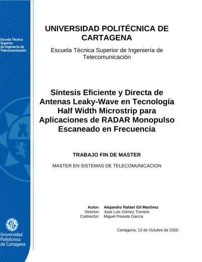 Síntesis eficiente y directa de antenas leaky-wave en tecnología half ...