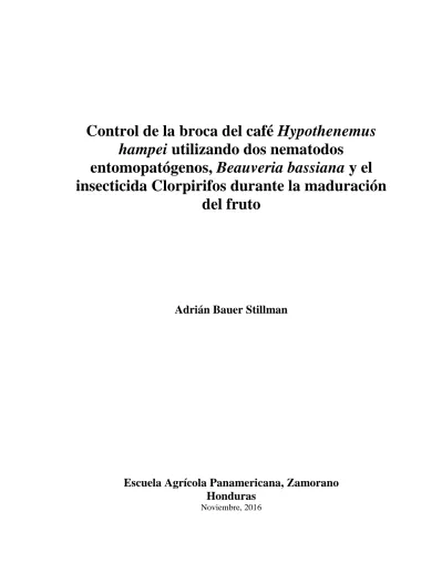 Control de la broca del café Hypothenemus hampei utilizando dos ...