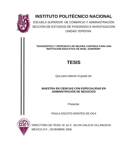 BREVE HISTORIA DEL INSTITUTO POLITÉCNICO NACIONAL (IPN)(IPN)