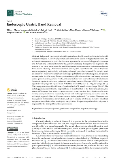 Endoscopic Gastric Band Removal