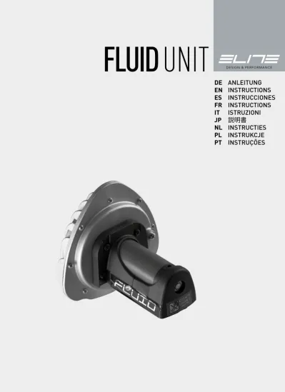 FLUID UNIT DE ANLEITUNG EN INSTRUCTIONS ES INSTRUCCIONES FR ...