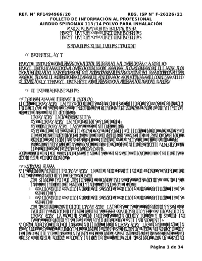 FOLLETO DE INFORMACIÓN AL PROFESIONAL AIRDUO SPIROMAX 113/14 POLVO PARA ...