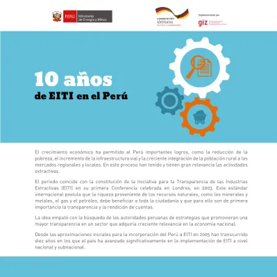 10 años. de EITI en el Perú