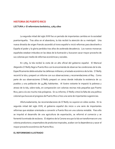 HISTORIA DE PUERTO RICO