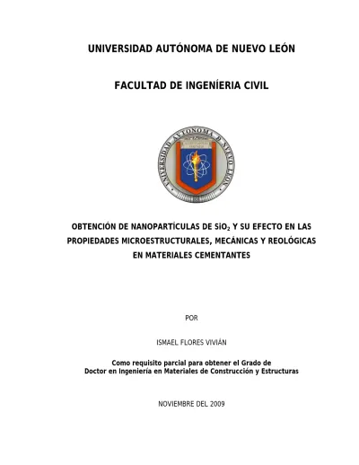 Obtención de nanopartículas de SiO2 y su efecto en las propiedades ...