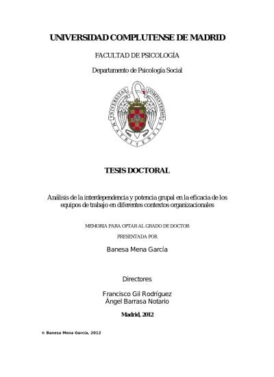 ANÁLISIS LONGITUDINAL DE LA INFLUENCIA DE INTERDEPENDENCIA Y POTENCIA ...