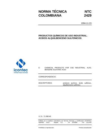 NORMA TÉCNICA COLOMBIANA 2429