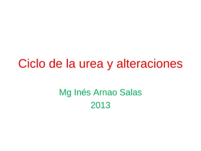 4.3 Utilizacion Del Amonio y Ciclo de La Urea 13