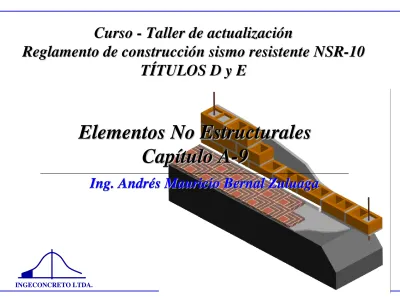 Elementos No Estructurales Muros y Concreto