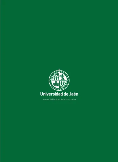 Universidad de Jaén. Manual de identidad visual corporativa