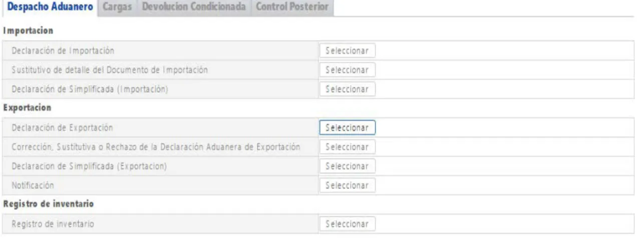 Transmisión de DAE, en el sistema ECUAPASS