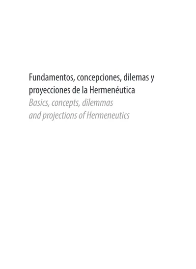Techne, episteme y phronesis - III Epílogo, Hermenéutica y Educación