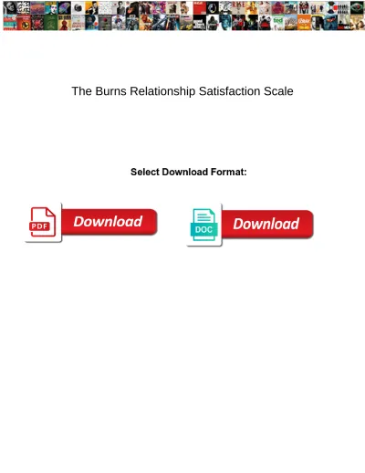 The Burns Relationship Satisfaction Scale