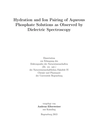 Vector network analysis - Measurement of dielectric properties
