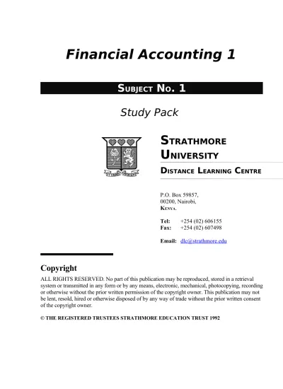 FORMAT OF A PURCHASES LEDGER CONTROL ACCOUNT