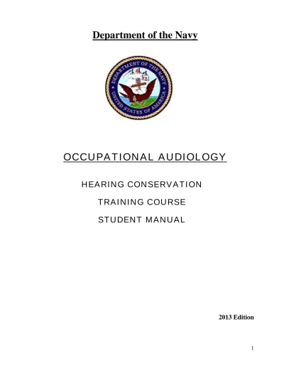 DOEHRS-HC Audiometric Checks - Department of the Navy OCCUPATIONAL ...