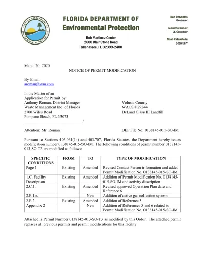 MONITORING WELL COMPLETION REPORT FORM - FLORIDA DEPARTMENT OF ...