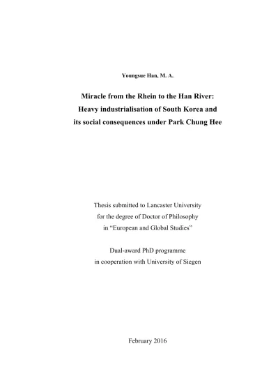 The Yushin Dictatorship (1972-1979) - Historical background