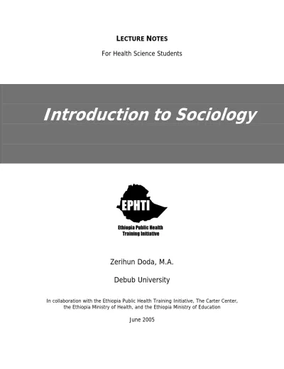 Definition - The Concept of Society: - Introduction to Sociology
