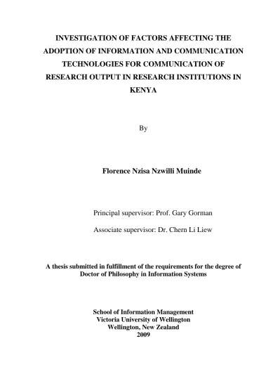 Rogers’ Diffusion of Innovations theory (DOI)