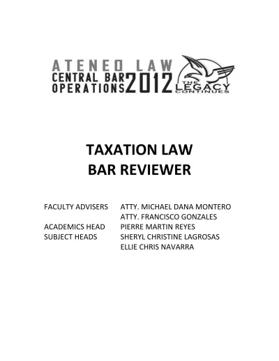 Taxation of Resident Citizens, Non-resident
