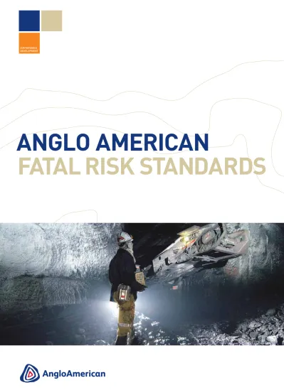 MOLTEN MATERIALS MANAGEMENT STANDARD - anglo american Fatal risk standards