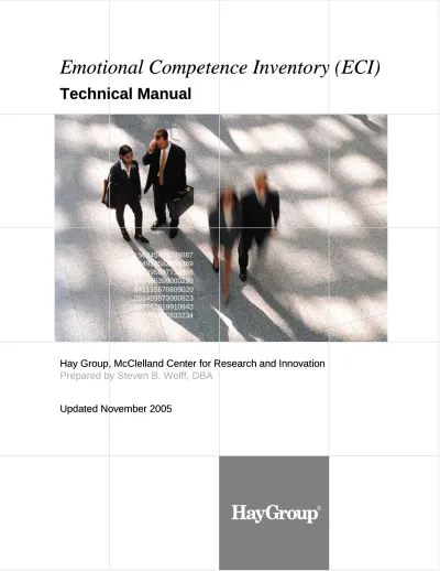 Emotional Competence Inventory (ECI)