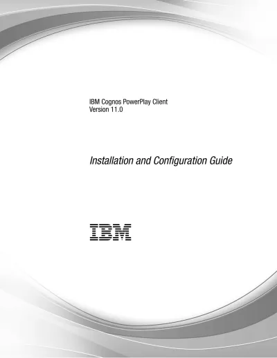 IBM Cognos PowerPlay Client Version Installation and Configuration ...